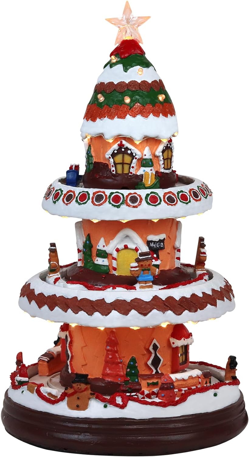 Christmas Village Gingerbread House – Top Treasures